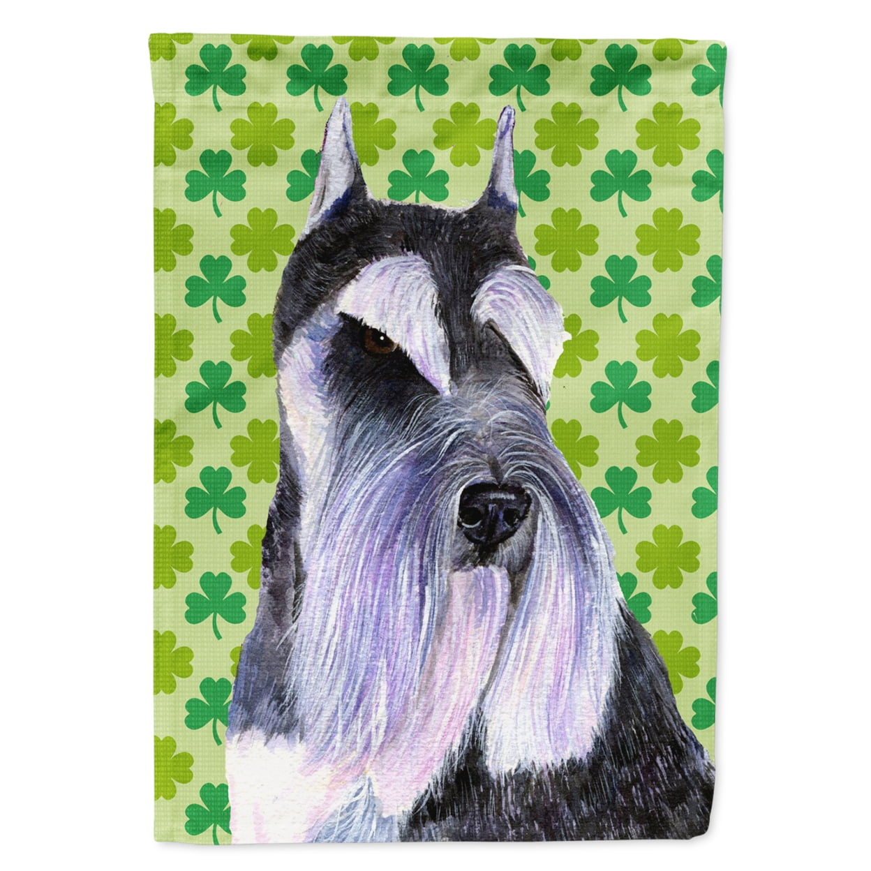 Carolines Treasures SS4408-FLAG-PARENT Schnauzer St. Patricks Day ...