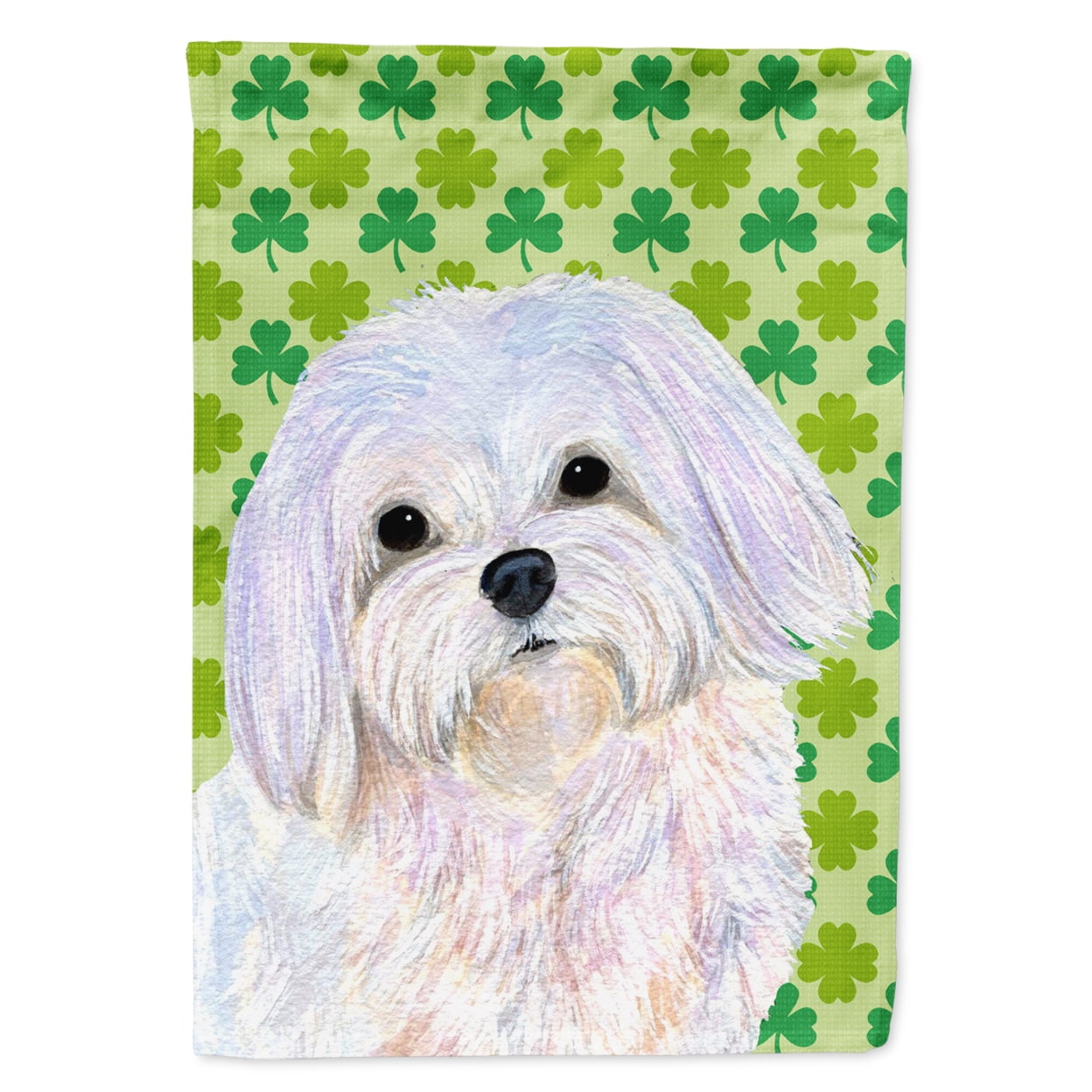 Carolines Treasures SS4413-FLAG-PARENT Maltese St. Patricks Day ...