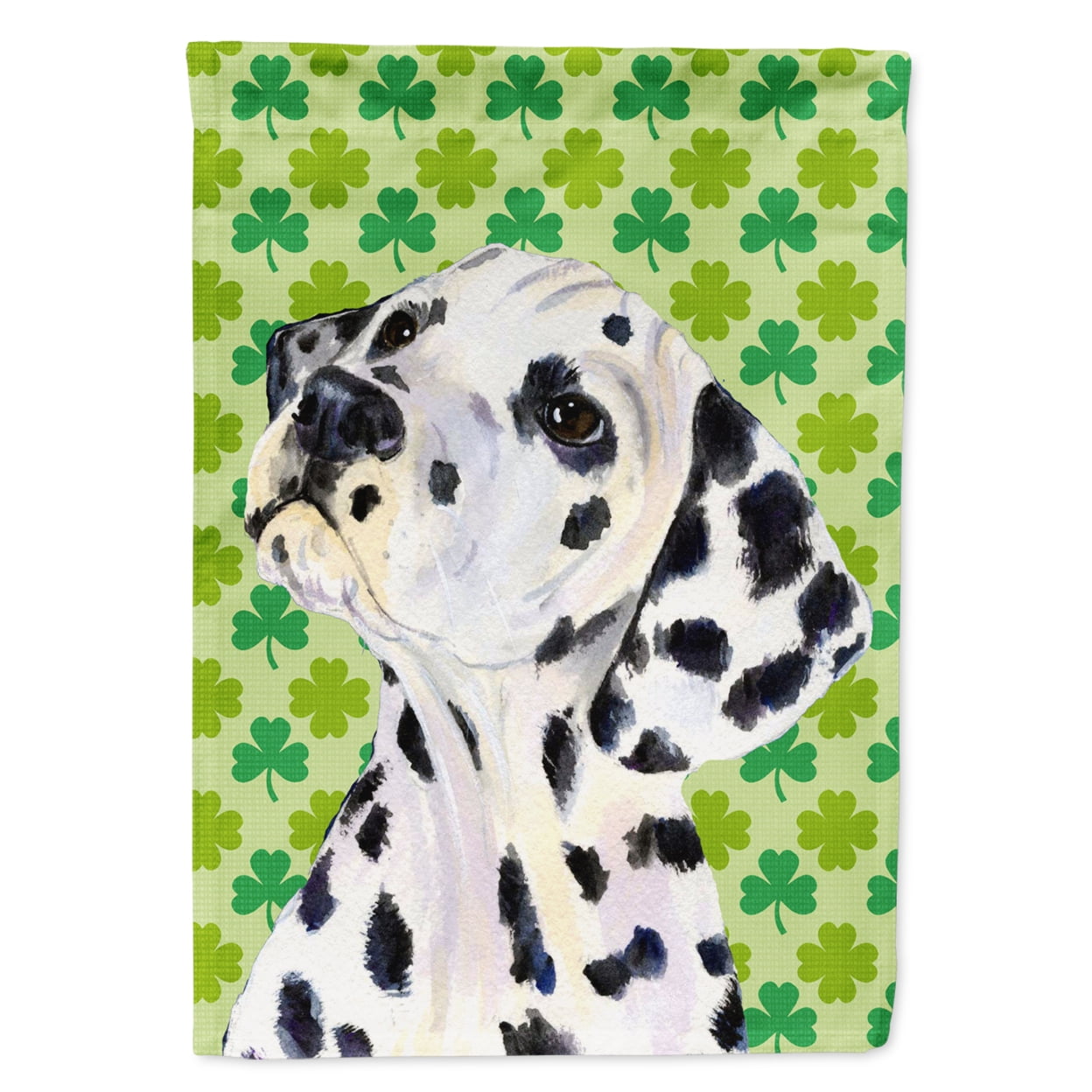 Carolines Treasures SS4423-FLAG-PARENT Dalmatian St. Patricks Day ...