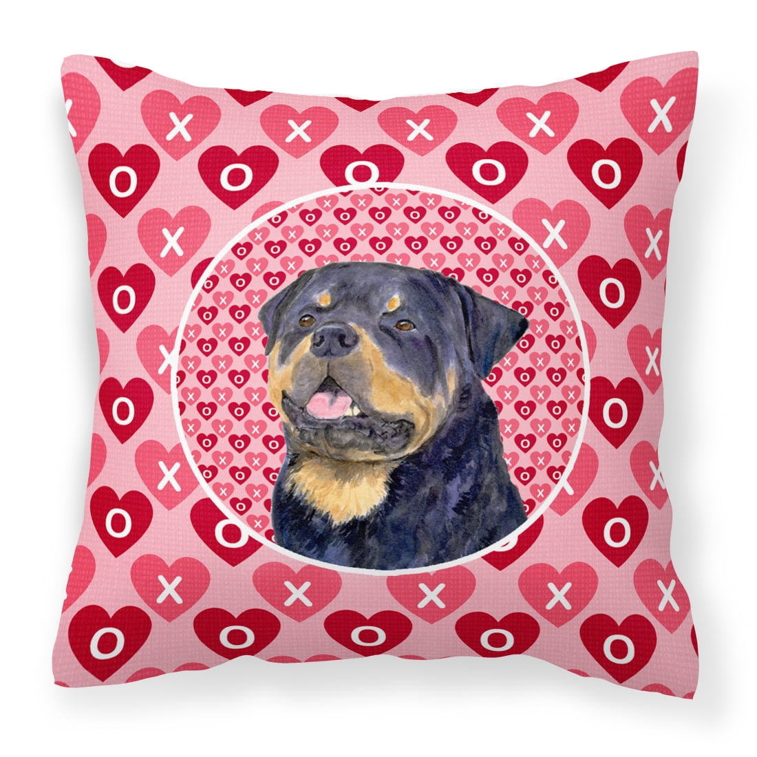Carolines Treasures SS4524PW1414 Rottweiler Hearts Love and Valentines ...