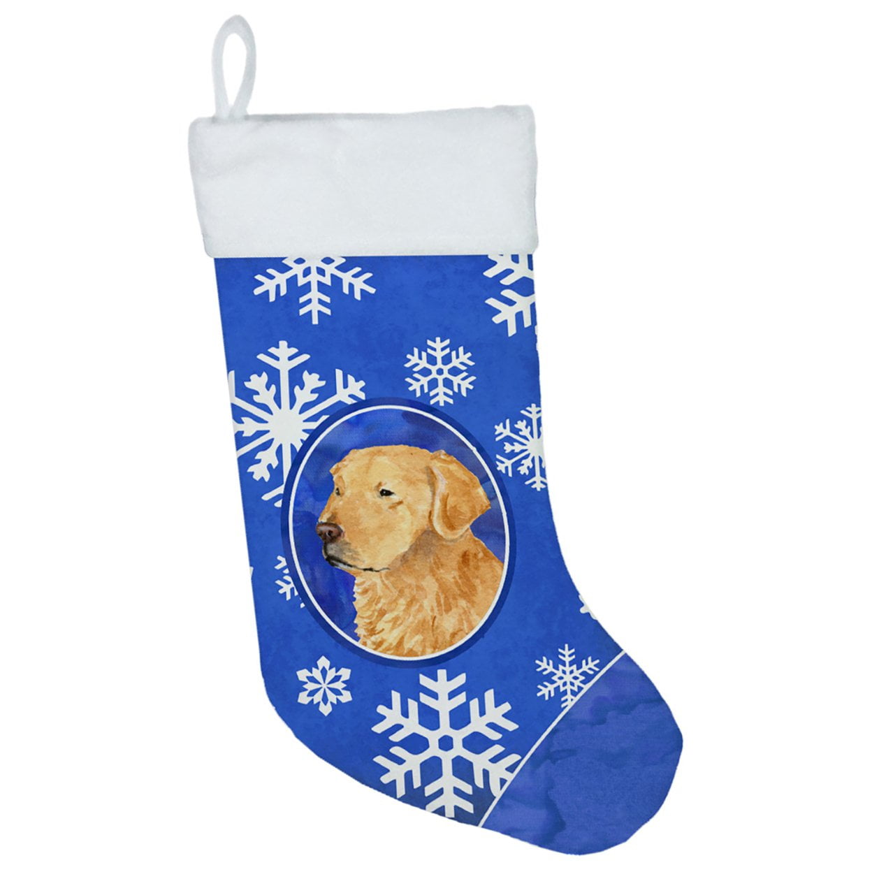 Carolines Treasures SS4614-CS Golden Retriever Winter Snowflakes ...