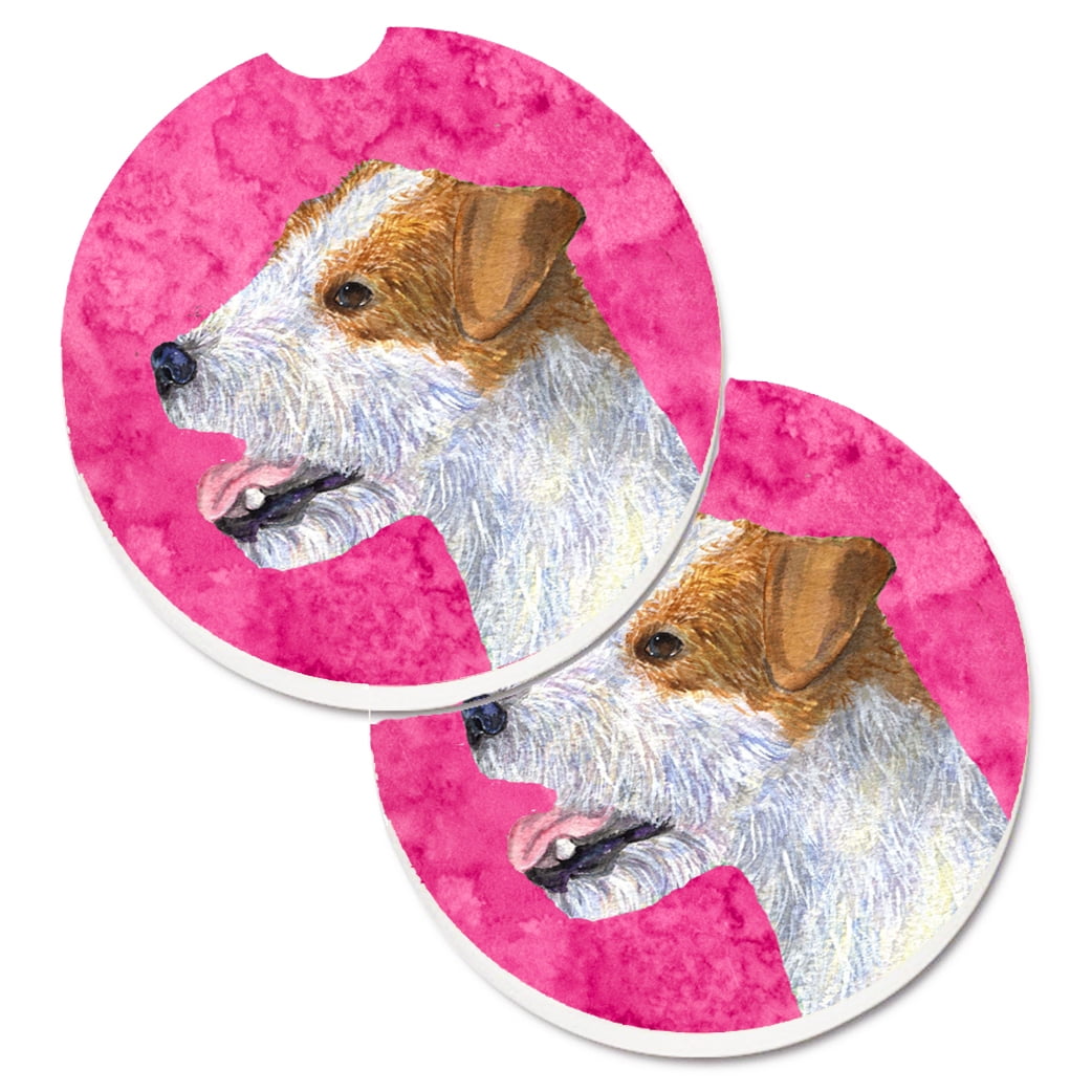 Carolines Treasures SS4780-PKCARC Pink Jack Russell Terrier Set of 2 ...