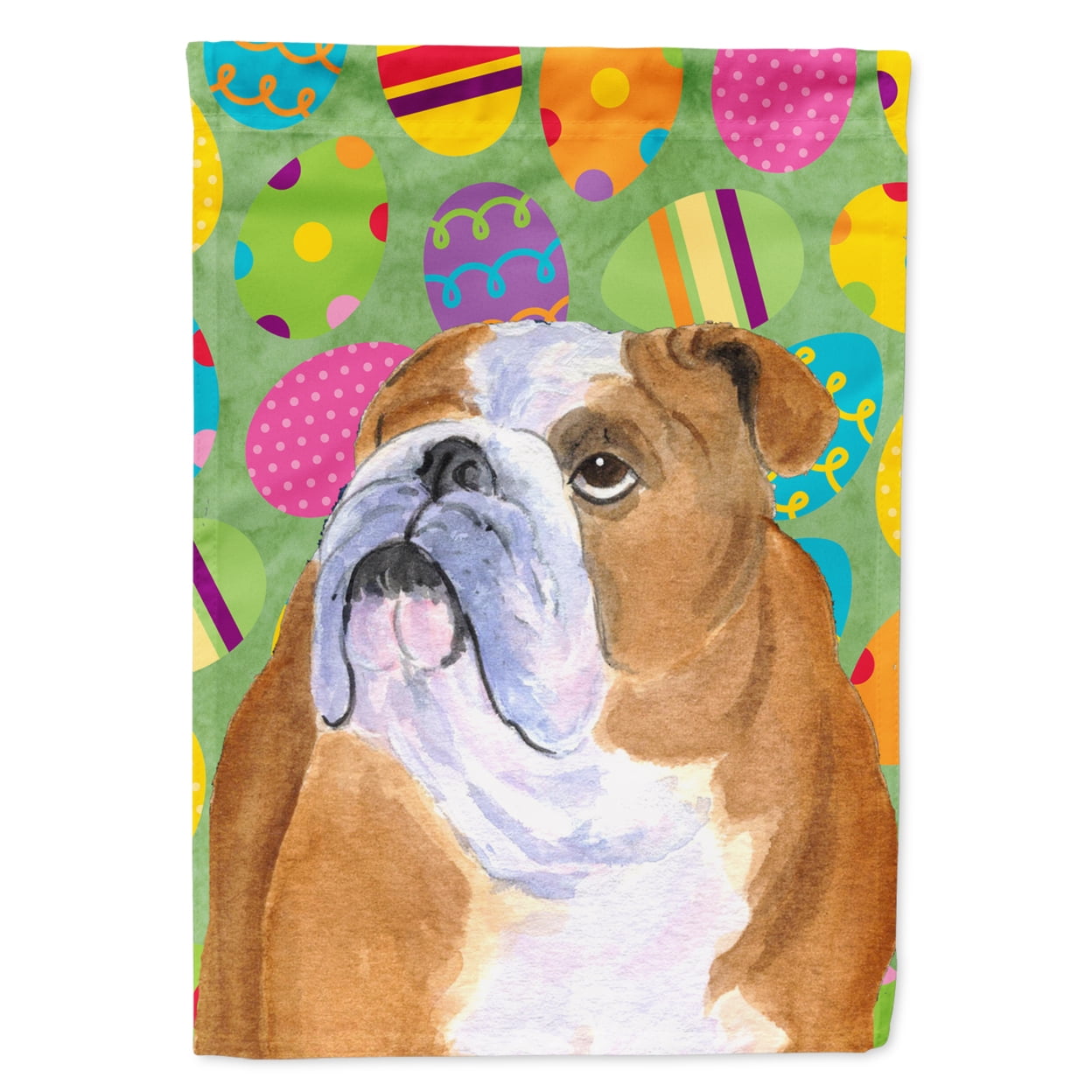 Carolines Treasures SS4836-FLAG-PARENT Bulldog English Easter ...