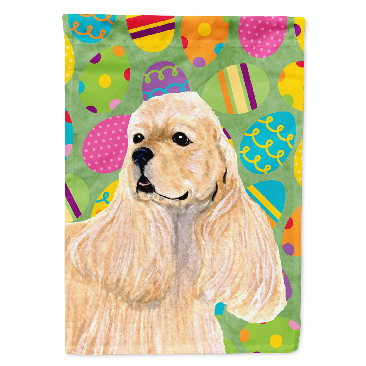 Carolines Treasures SS4867-FLAG-PARENT Cocker Spaniel Easter ...