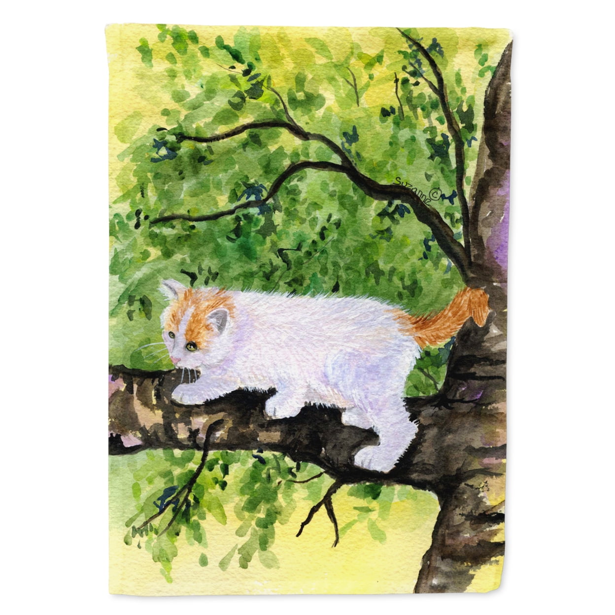 Carolines Treasures SS8277-FLAG-PARENT Cat - Turkish Van Flag ...