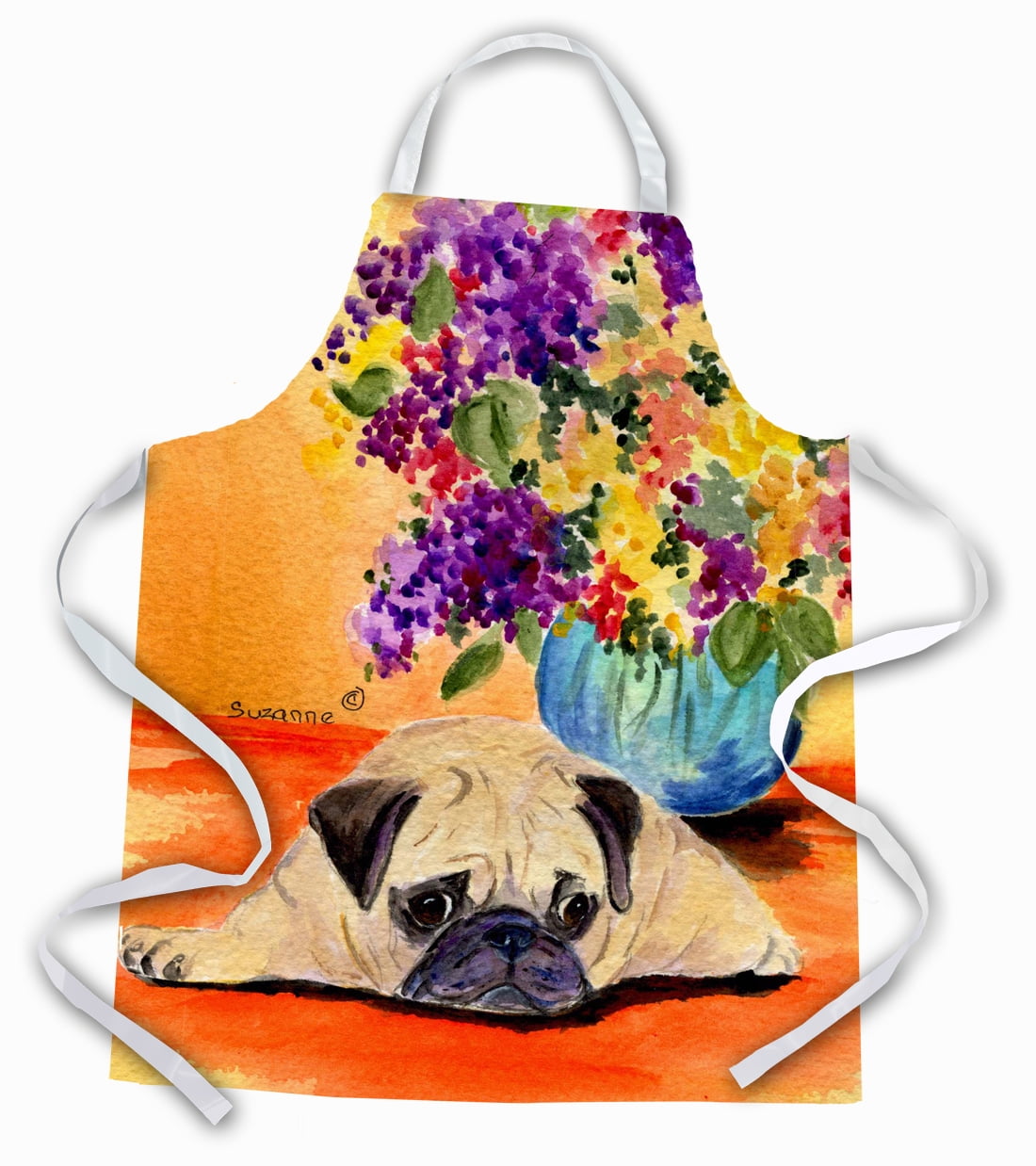 Carolines Treasures SS8294APRON Pug Apron Large multicolor - Walmart.com