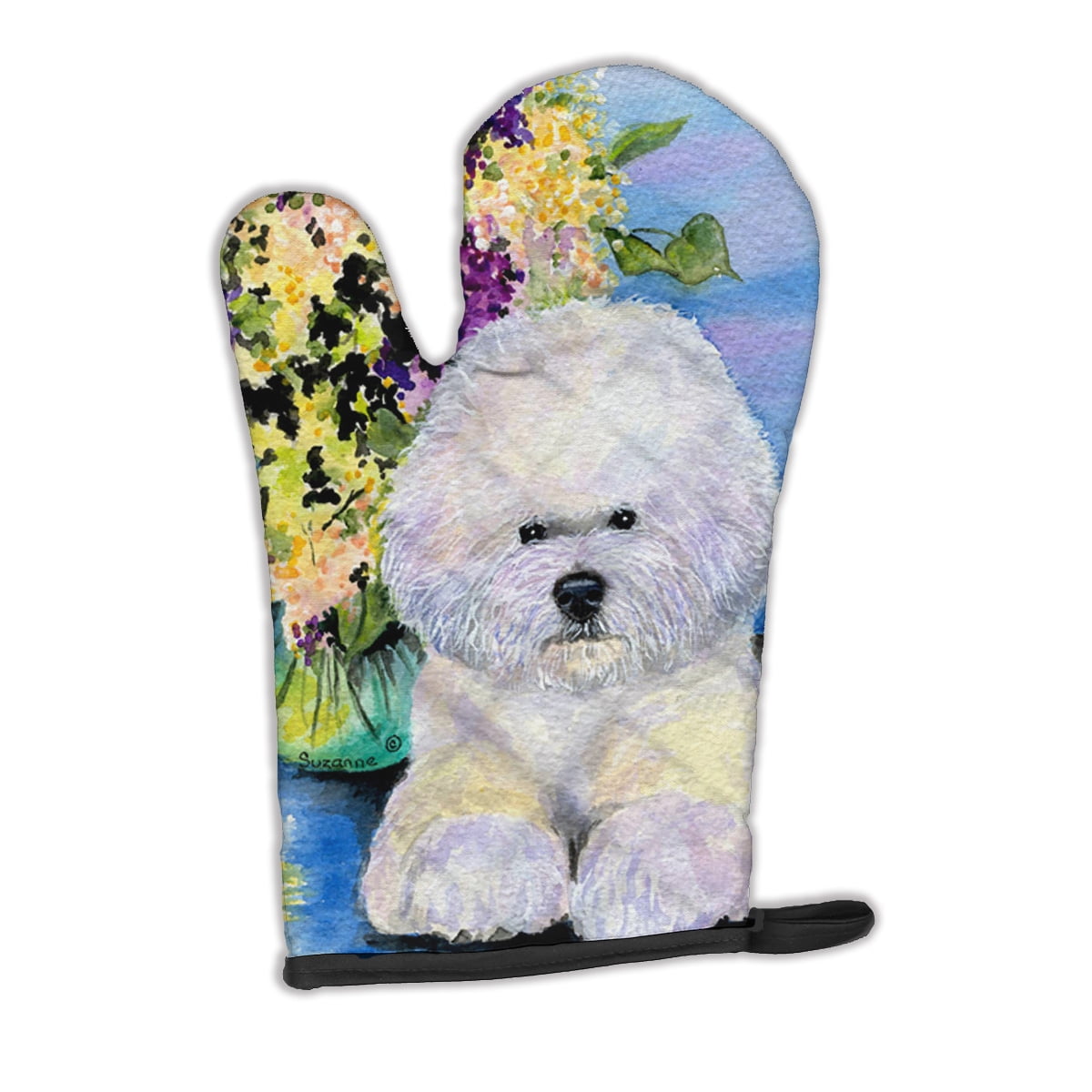 Carolines Treasures SS8295OVMT Bichon Frise Oven Mitt Large multicolor ...