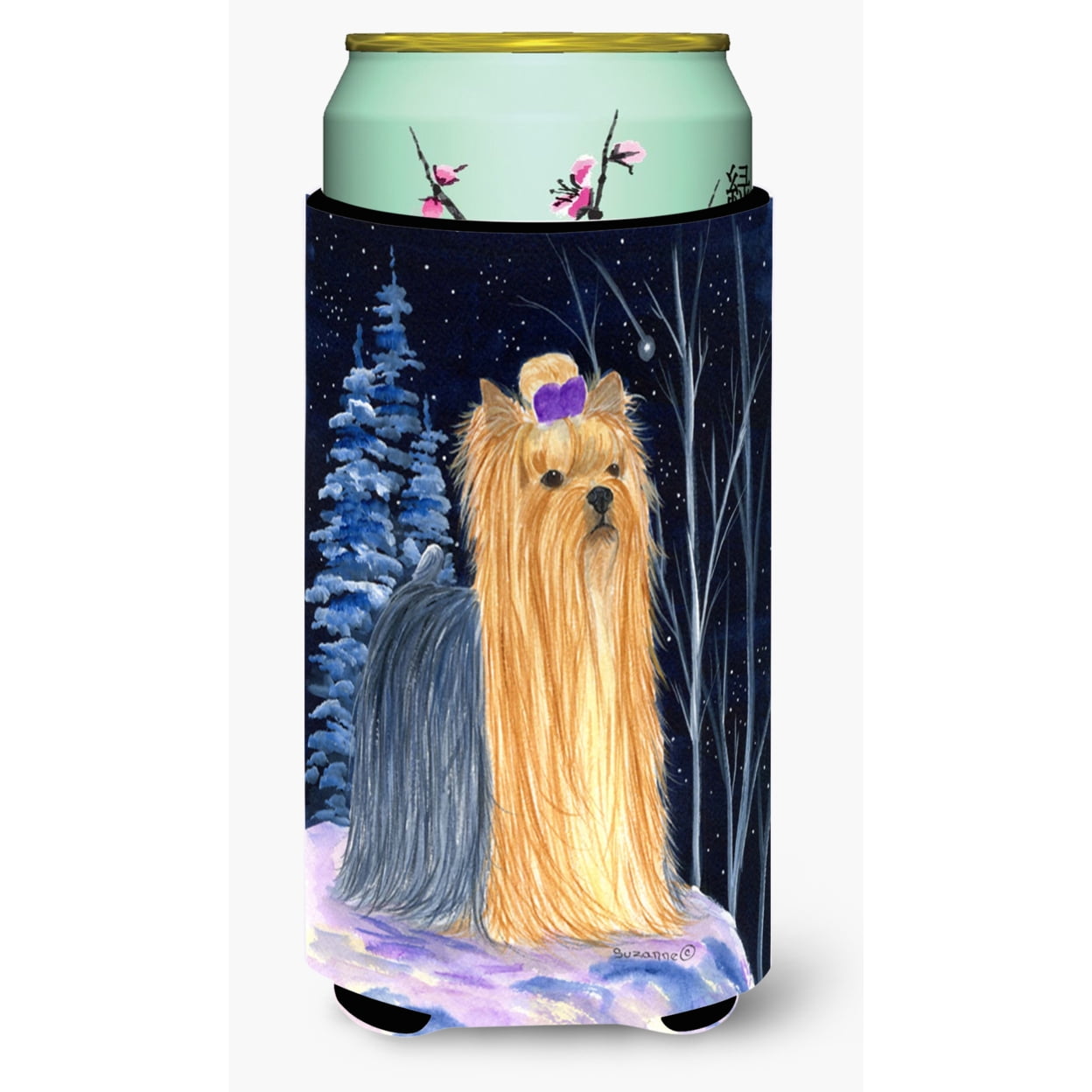 Carolines Treasures SS8365TBC Starry Night Yorkie Tall Boy Hugger Tall ...