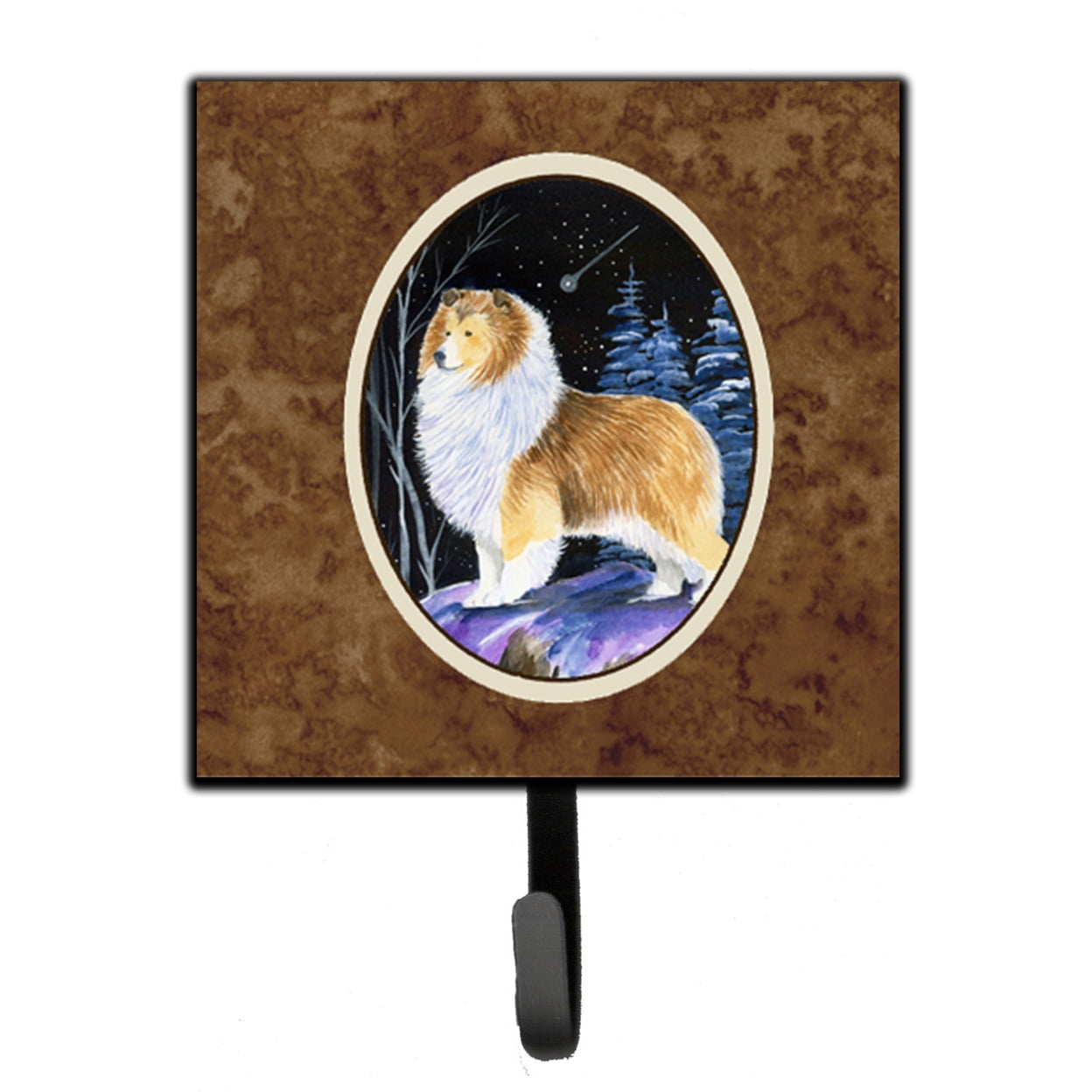 Carolines Treasures SS8368SH4 Starry Night Sheltie Leash or Key Holder ...