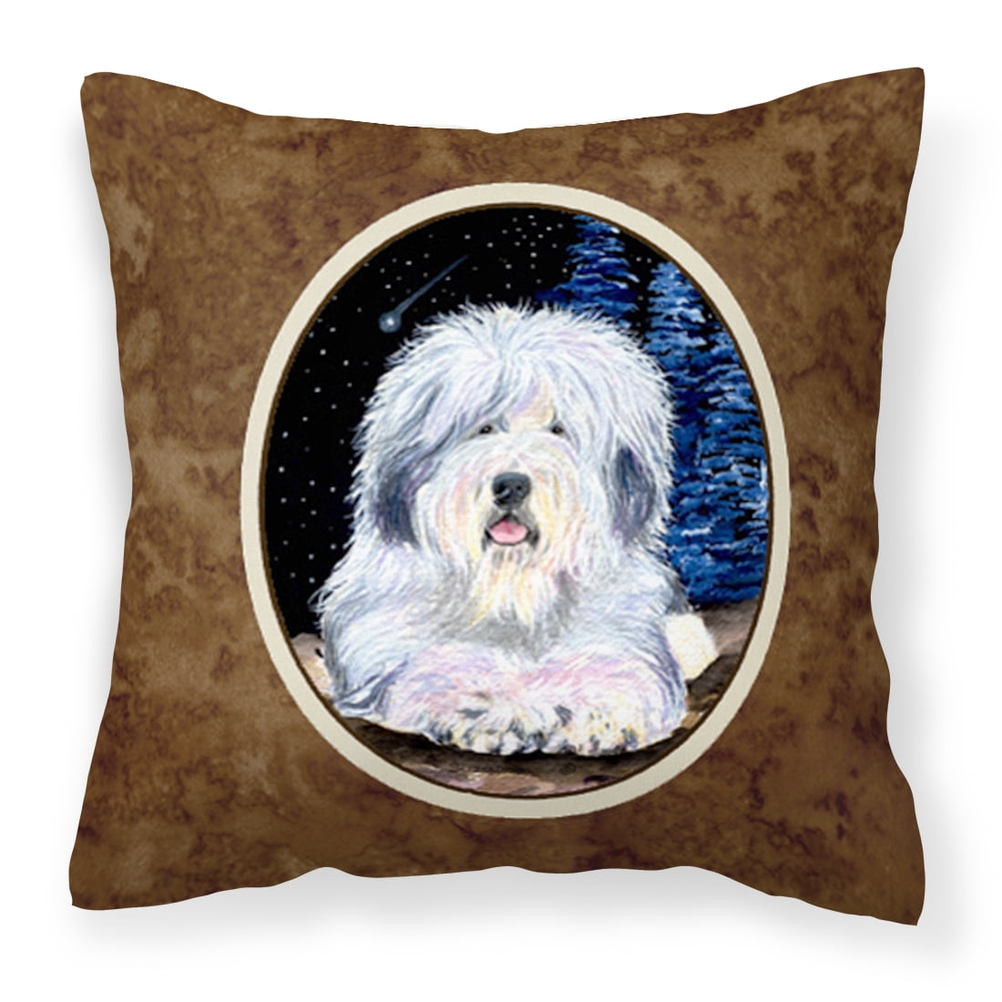 Carolines Treasures SS8443PW1414 Starry Night Old English Sheepdog ...