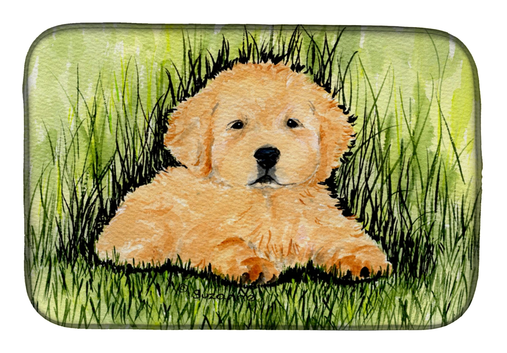 Golden Retriever Dish Drying Mat - Walmart.com