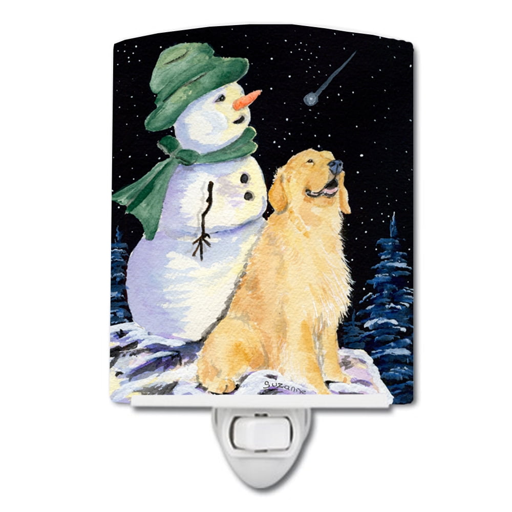 Carolines Treasures SS8577CNL Golden Retriever Ceramic Night Light ...