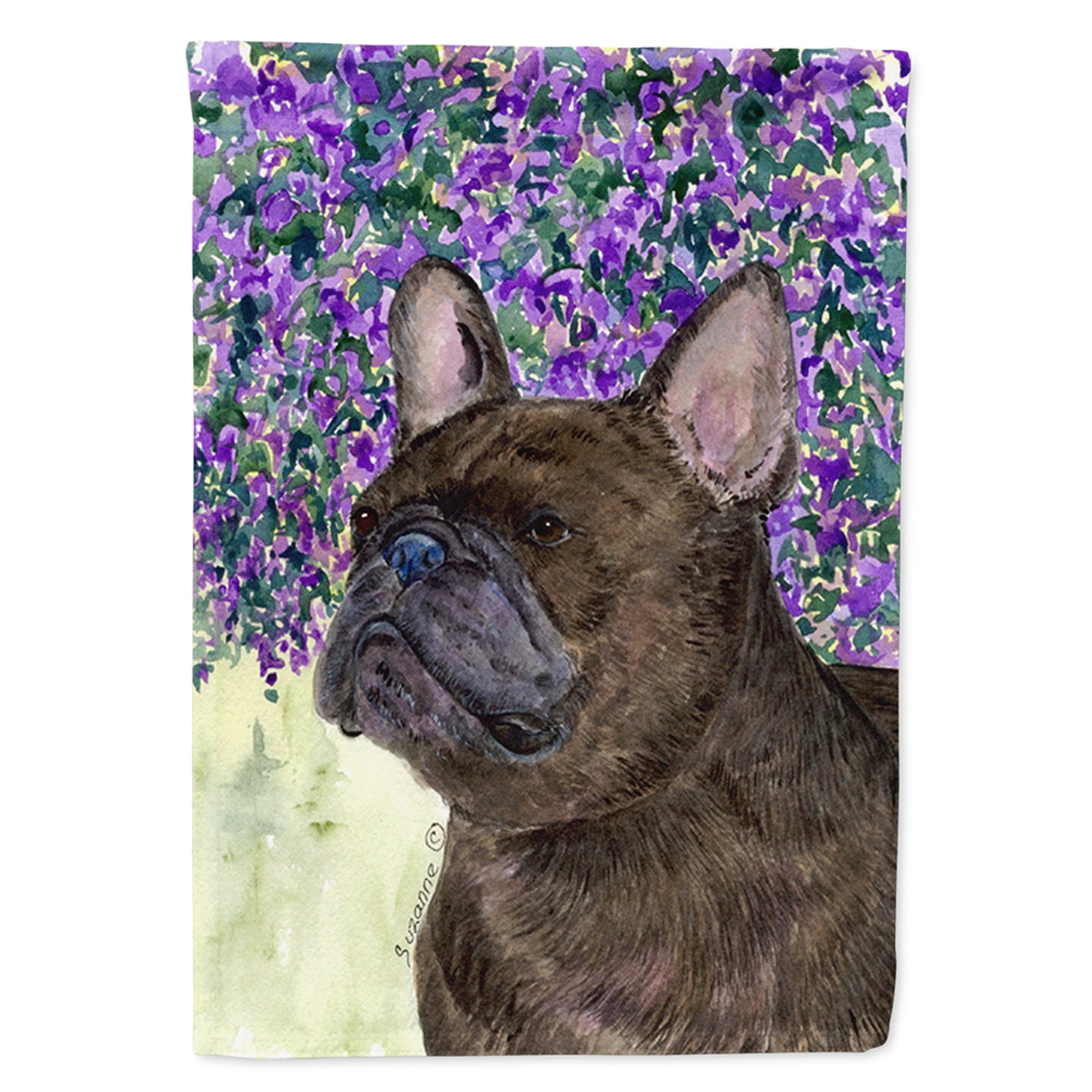 Caroline's Treasures SS8676-FLAG-PARENT French Bulldog Flag ...