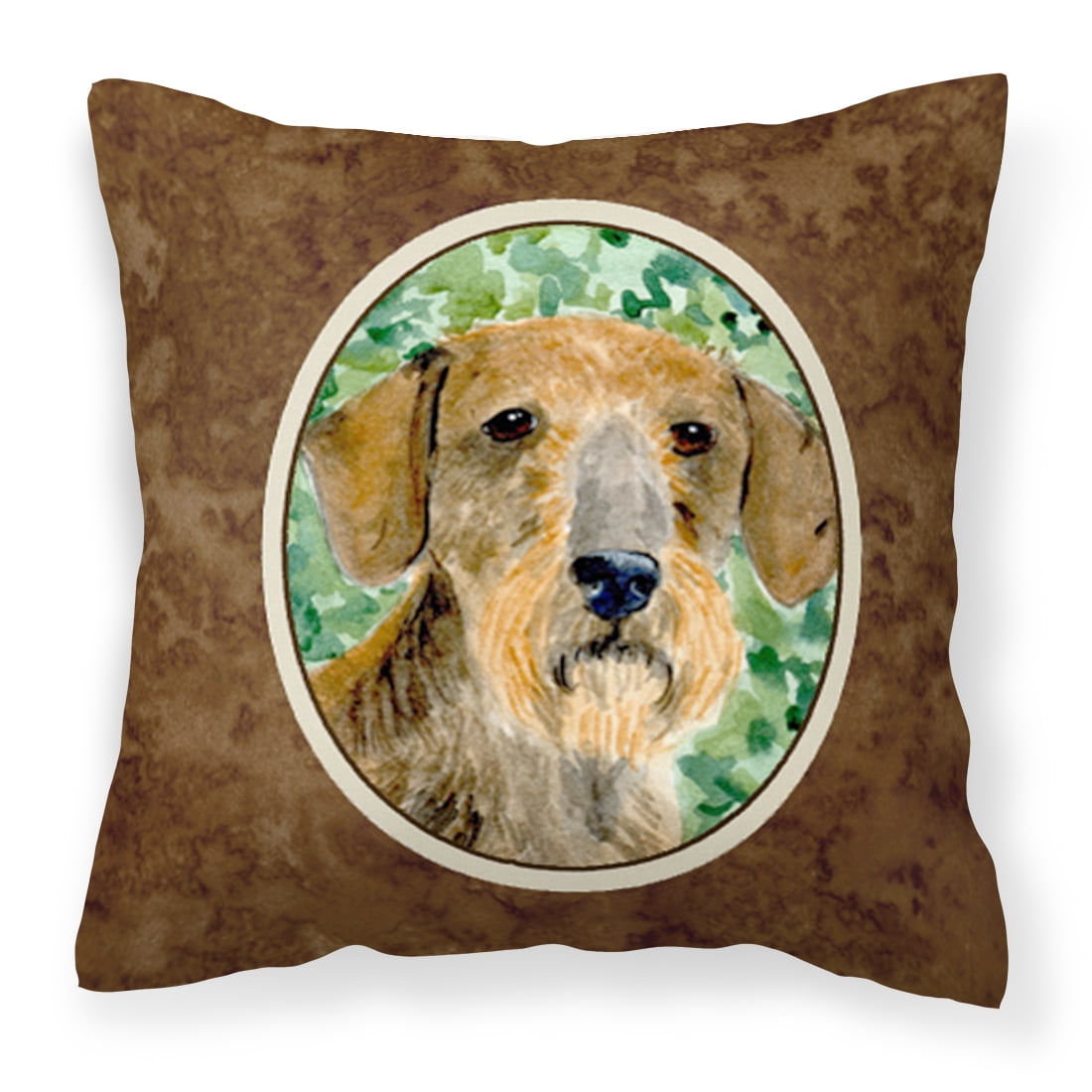 Carolines Treasures SS8806PW1414 Dachshund Fabric Decorative Pillow ...
