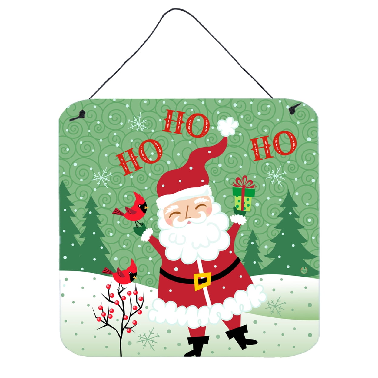 Carolines Treasures VHA3016DS66 Merry Christmas Santa Claus Ho Ho Ho ...