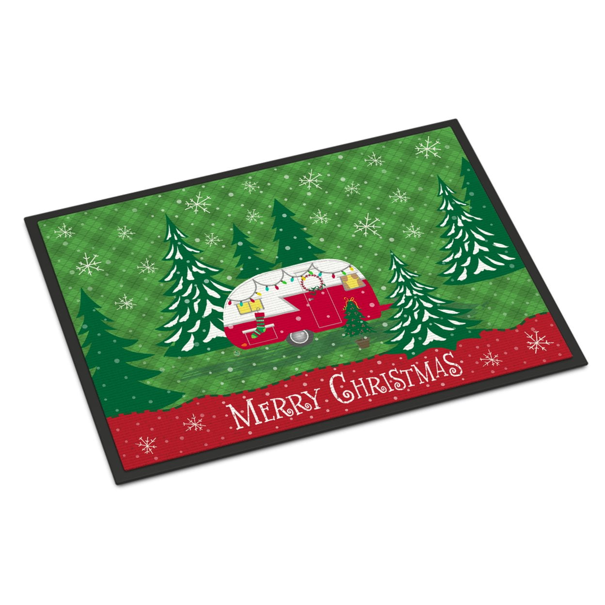 Carolines Treasures VHA3018MAT Christmas Vintage Glamping Trailer Door ...