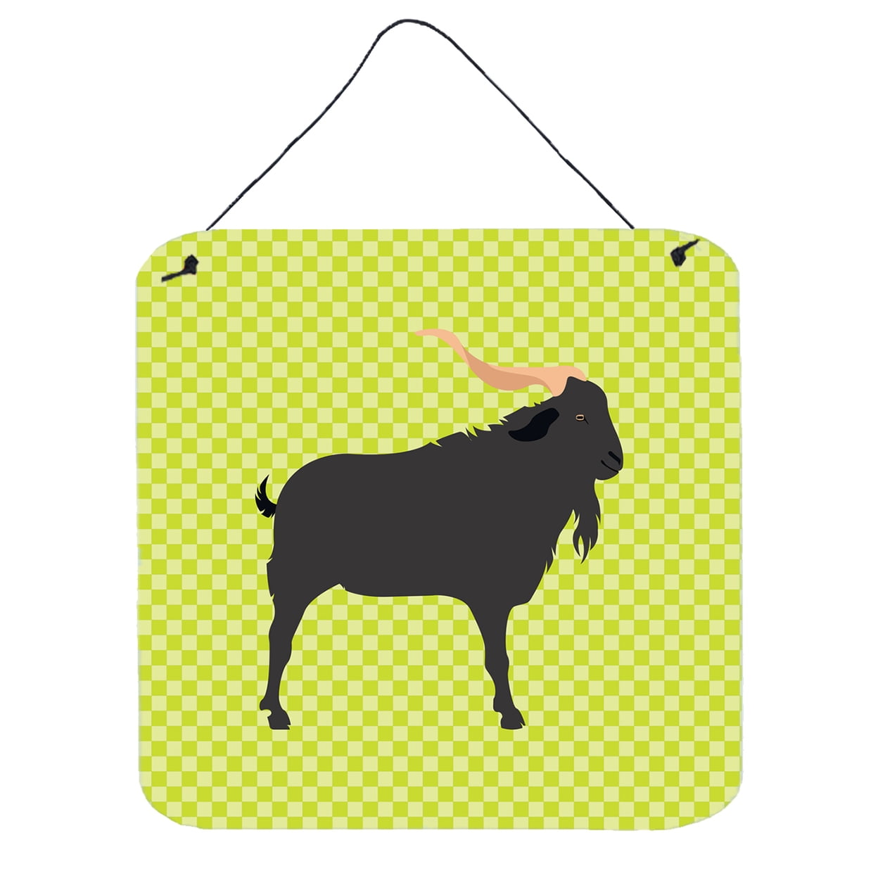 Carolines Treasures BB7708DS66 Verata Goat Green Wall or Door Hanging ...