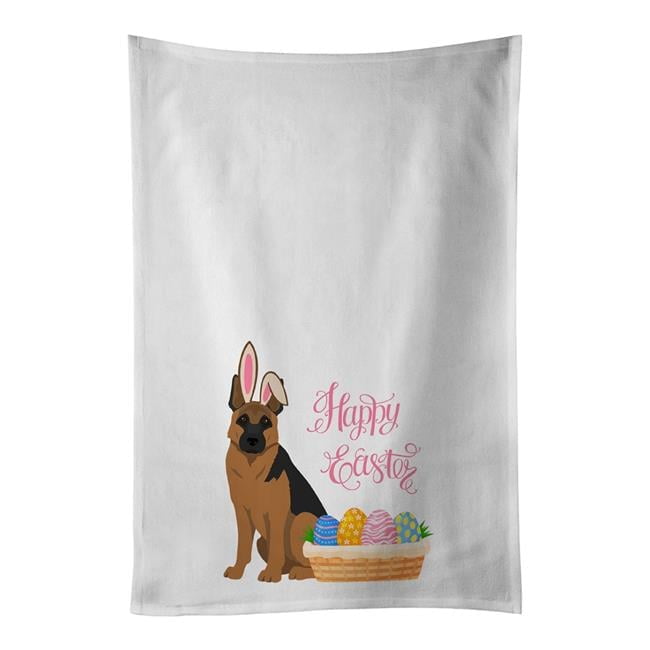 Carolines Treasures WDK5034WTKT 28 x 19 in. Black & Tan German Shepherd ...