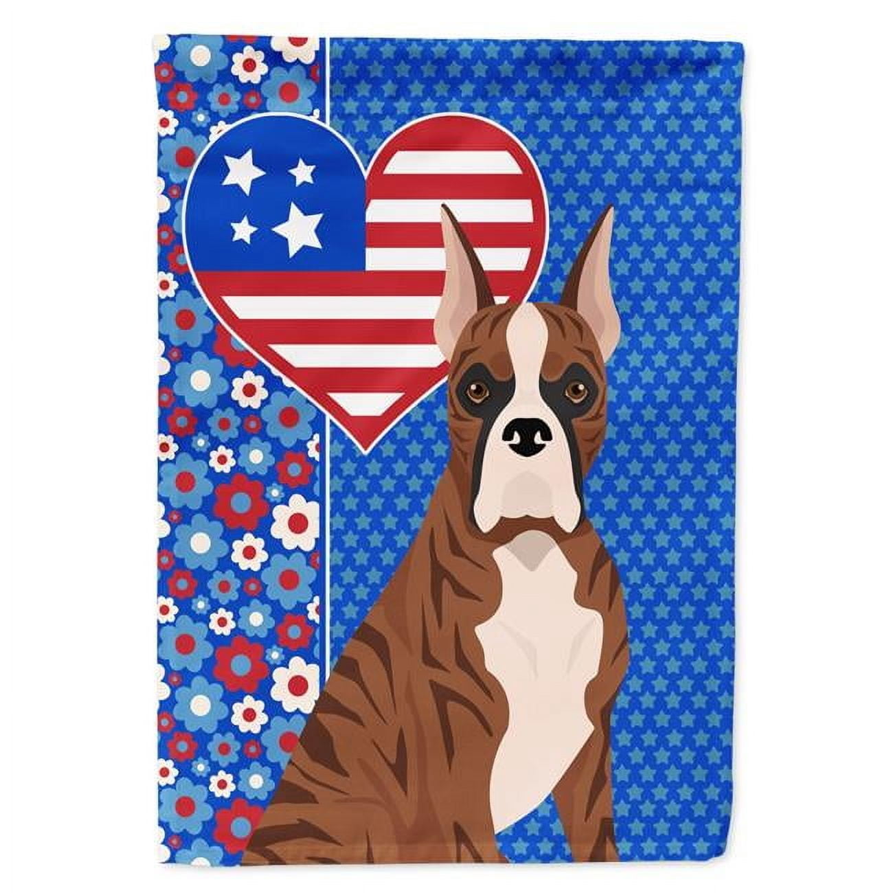 Carolines Treasures WDK5149CHF 40 x 28 in. Red Brindle Boxer USA ...