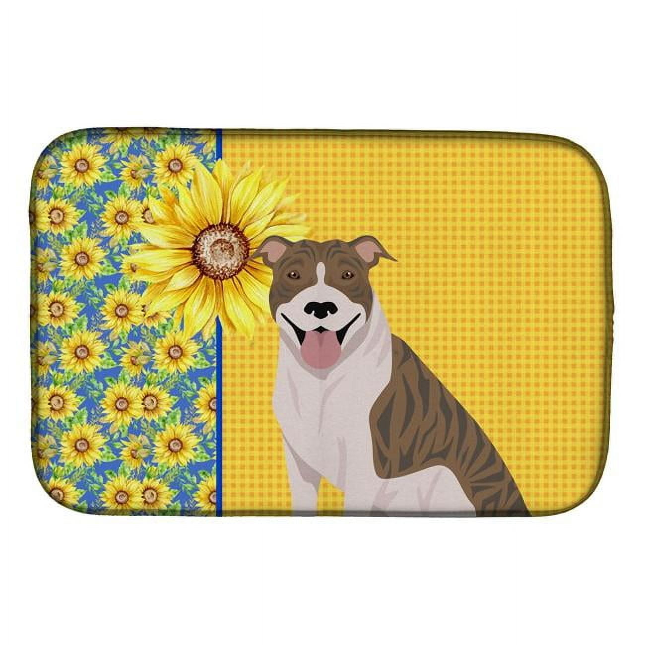 Carolines Treasures WDK5319DDM 21 x 14 in. Summer Sunflowers Fawn ...