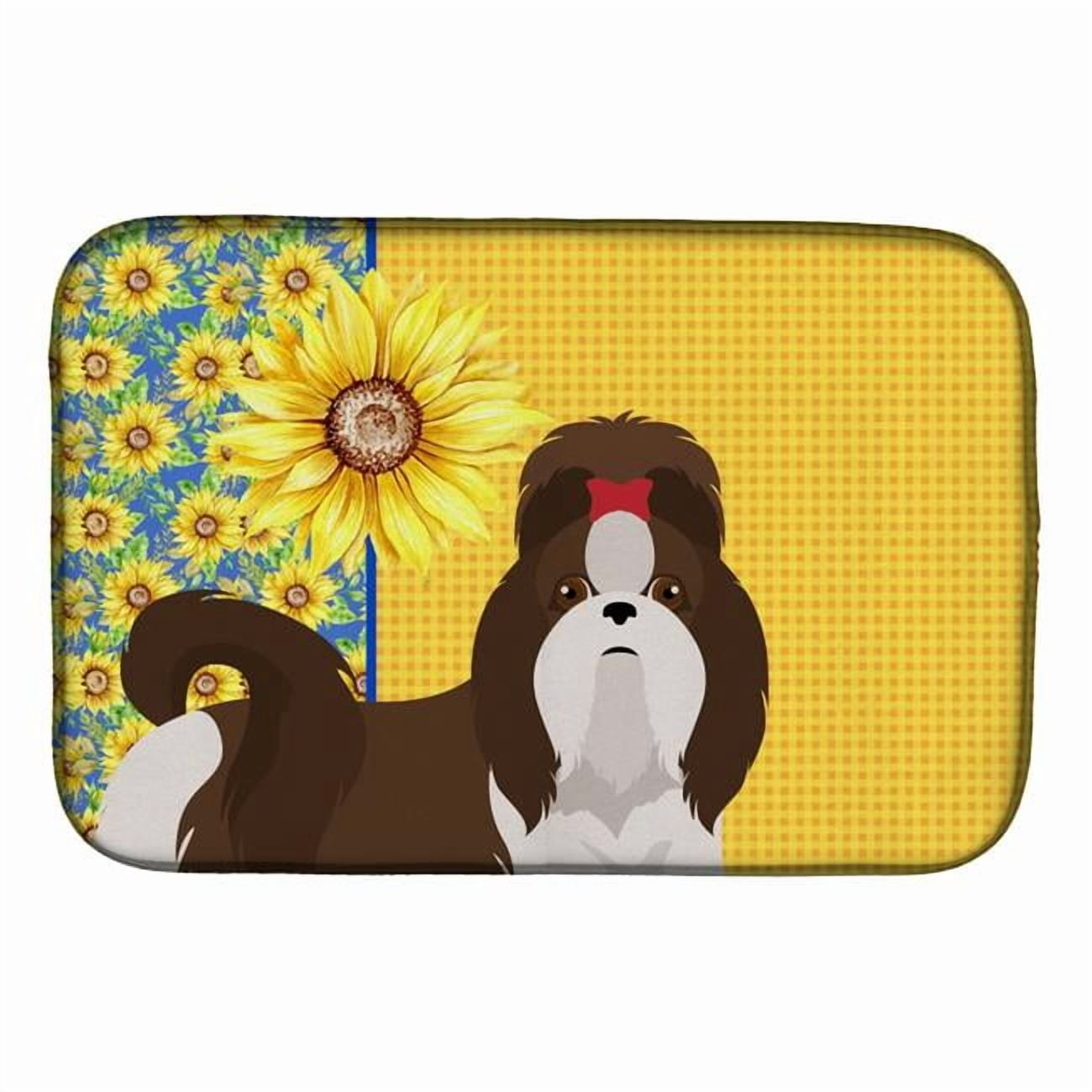 Carolines Treasures WDK5488DDM 21 x 14 in. Summer Sunflowers Liver ...