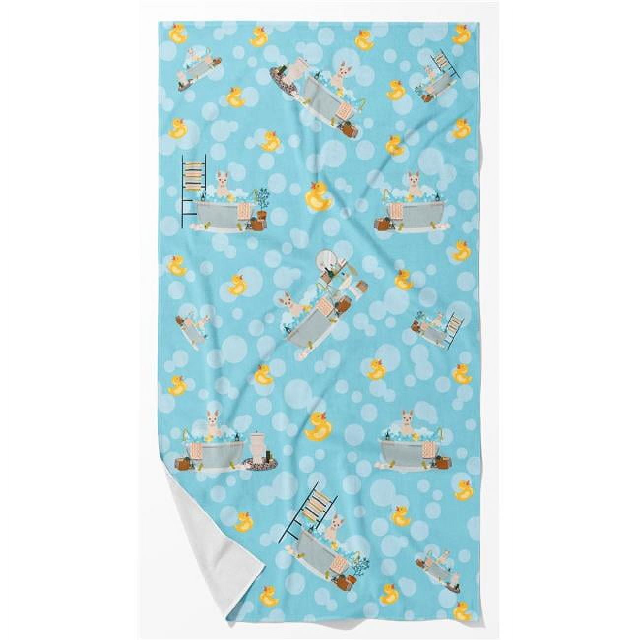 Carolines Treasures WDK5529BTLG 42 x 24 in. Unisex White Boston Terrier ...