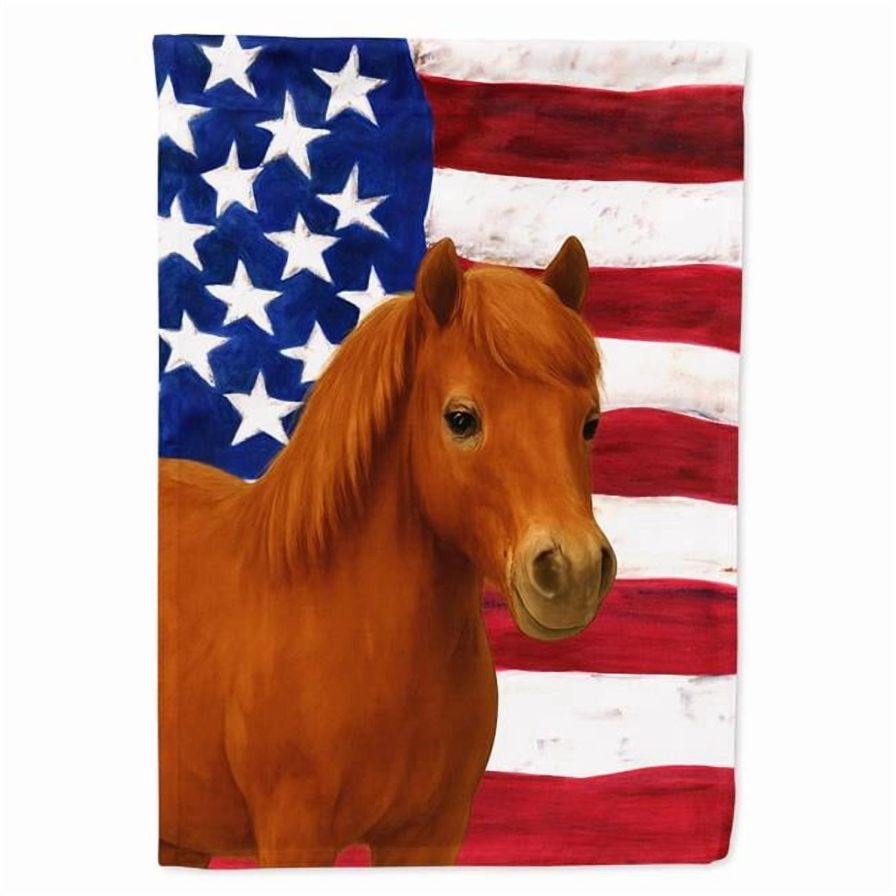 Carolines Treasures WDK6538GF 15.5 x 11.25 in. Chestnut Welsh Pony ...