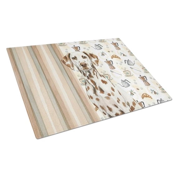 Carolines Treasures WDK7405LCB 11.25 x 15.25 in. Liver Dalmatian Coffee ...