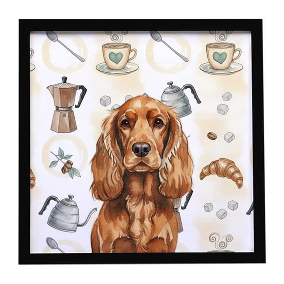 Carolines Treasures WDK7423MFP88 8 x 8 in. Red English Cocker Spaniel ...