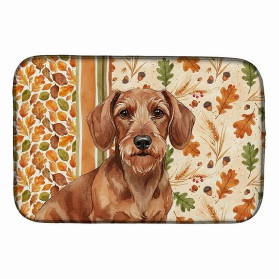Carolines Treasures WDK7802DDM 21 x 14 in. Wirehaired Red Dachshund ...