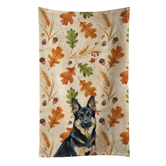 Carolines Treasures WDK7844KTWL 25 x 15 in. Black & Tan German Shepherd ...