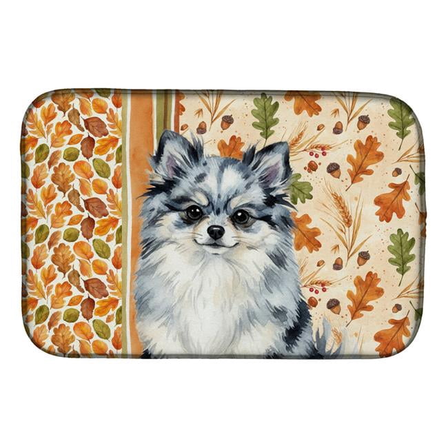 Carolines Treasures WDK7960DDM 21 x 14 in. Blue Merle Pomeranian ...