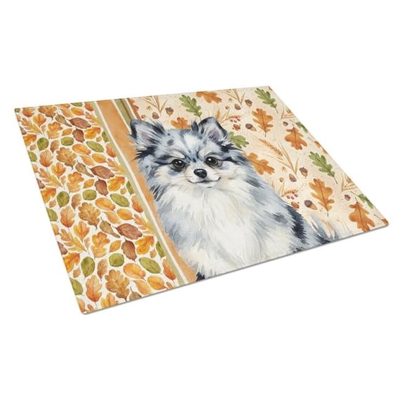 Carolines Treasures WDK7960LCB 15 x 12 in. Blue Merle Pomeranian ...