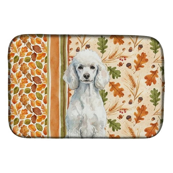 Carolines Treasures WDK7971DDM 21 x 14 in. Standard White Poodle ...