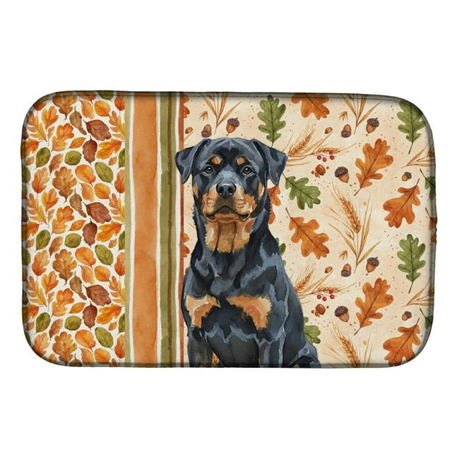 Carolines Treasures WDK7987DDM 21 x 14 in. Rottweiler Heirloom Fall ...