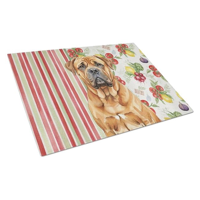 Carolines Treasures WDK8154LCB 11.25 x 15.25 in. Red Bullmastiff ...