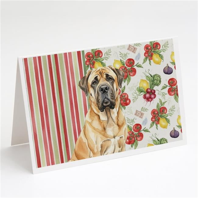 Carolines Treasures WDK8226GCA7P 5 x 7 in. Fawn English Mastiff ...