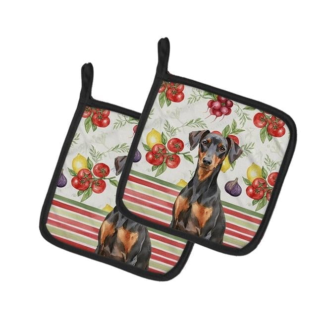 Carolines Treasures WDK8242PTHD Unisex Adult German Pinscher Vegetables ...