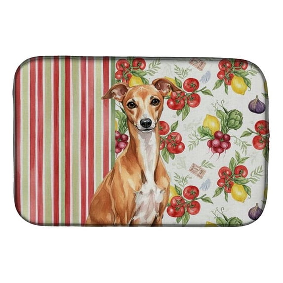 Carolines Treasures WDK8281DDM 21 x 14 in. Red Italian Greyhound ...