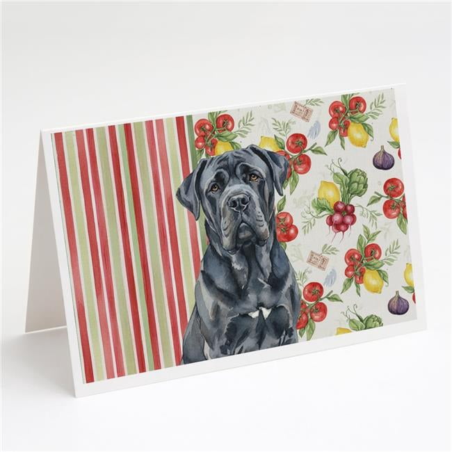 Carolines Treasures WDK8321GCA7P 5 x 7 in. Black Neapolitan Mastiff ...