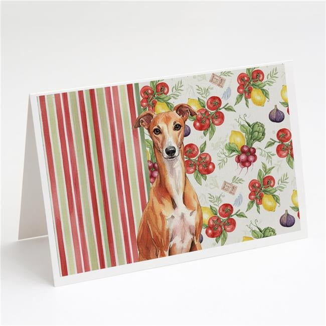 Carolines Treasures WDK8455GCA7P 5 x 7 in. Red Whippet Vegetables ...