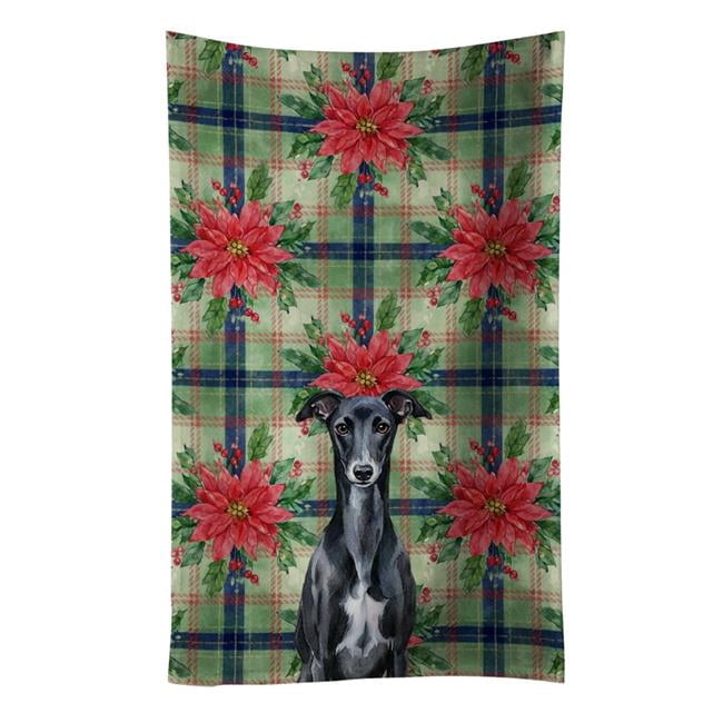 Carolines Treasures WDK8851KTWL Unisex Adult Black Whippet Christmas ...