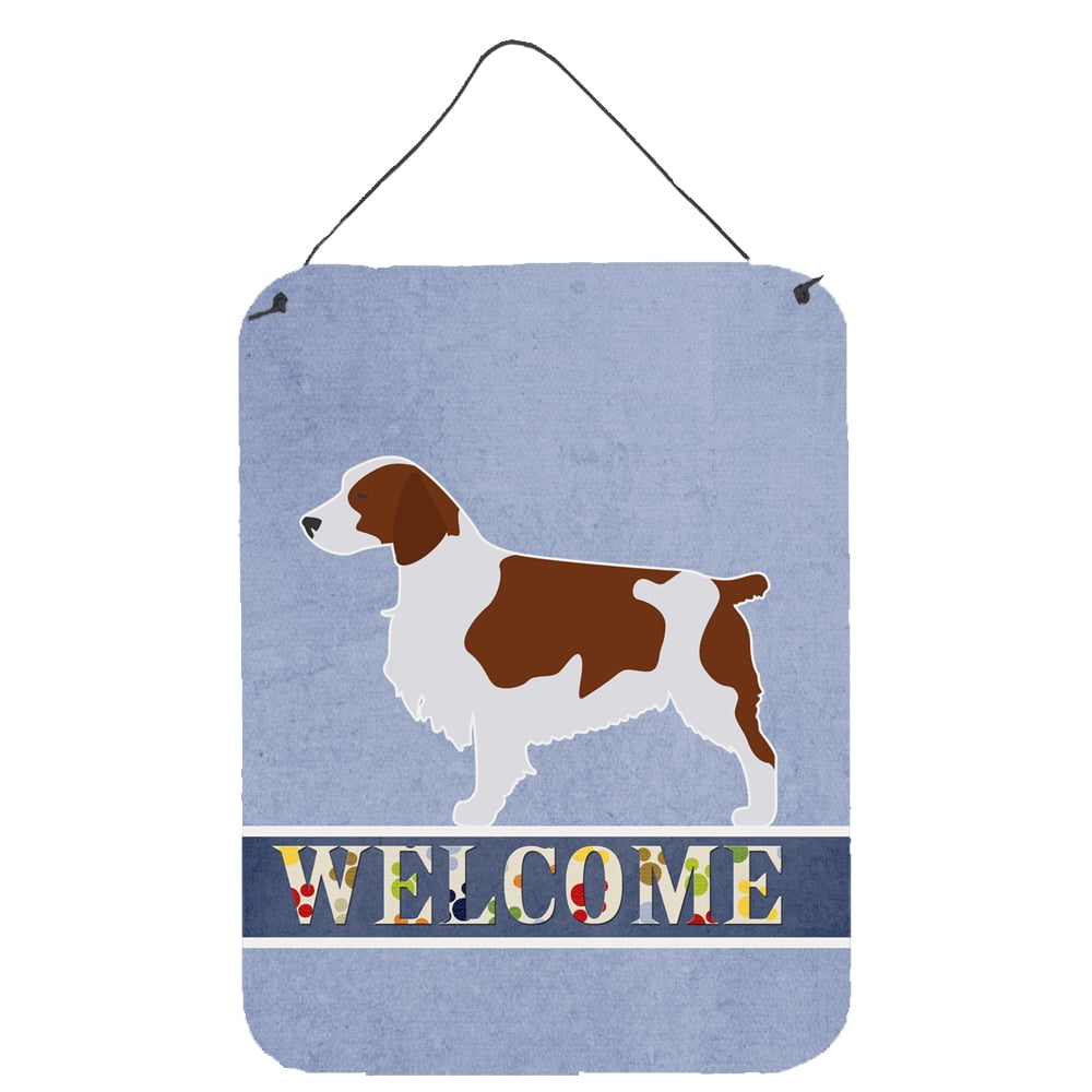 Carolines Treasures BB5504DS1216 Welsh Springer Spaniel Welcome Wall or ...