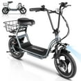 Caroma 800W(Peak) Adults Electric Scooter with Removable Seat, 14 ...