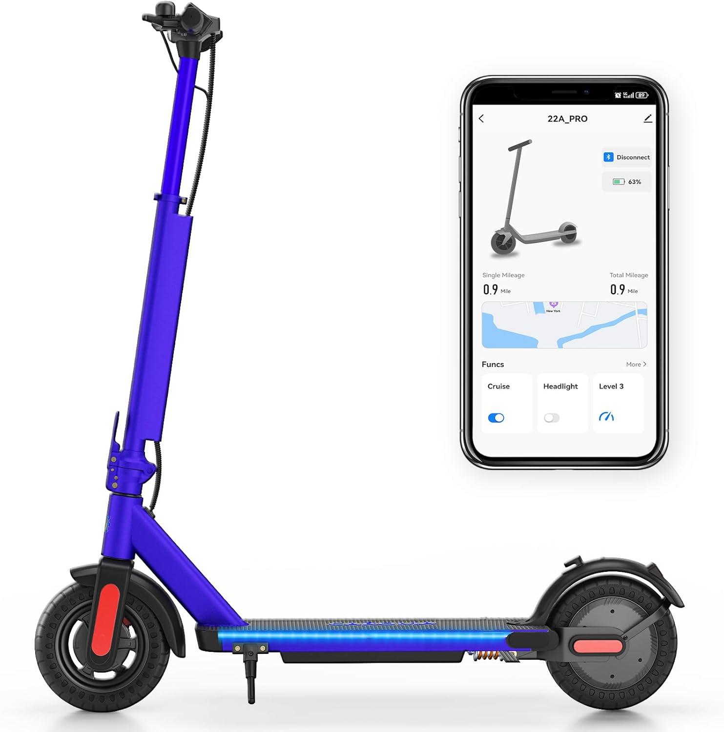 Caroma Electric Scooter, 750/500/350W Motor & 25/20 MPH Speed, Fast ...