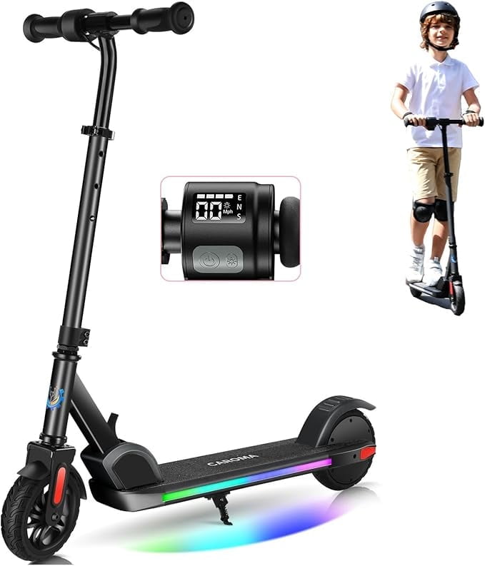 Caroma Electric Scooter for Kids Ages 6-12,150W/180WMotor,10 MPH Max ...