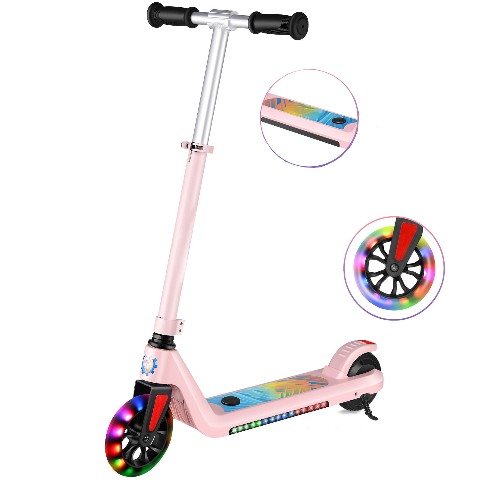 Caroma Electric Scooter for Kids Ages 6-12, Powered E-Scooter with ...