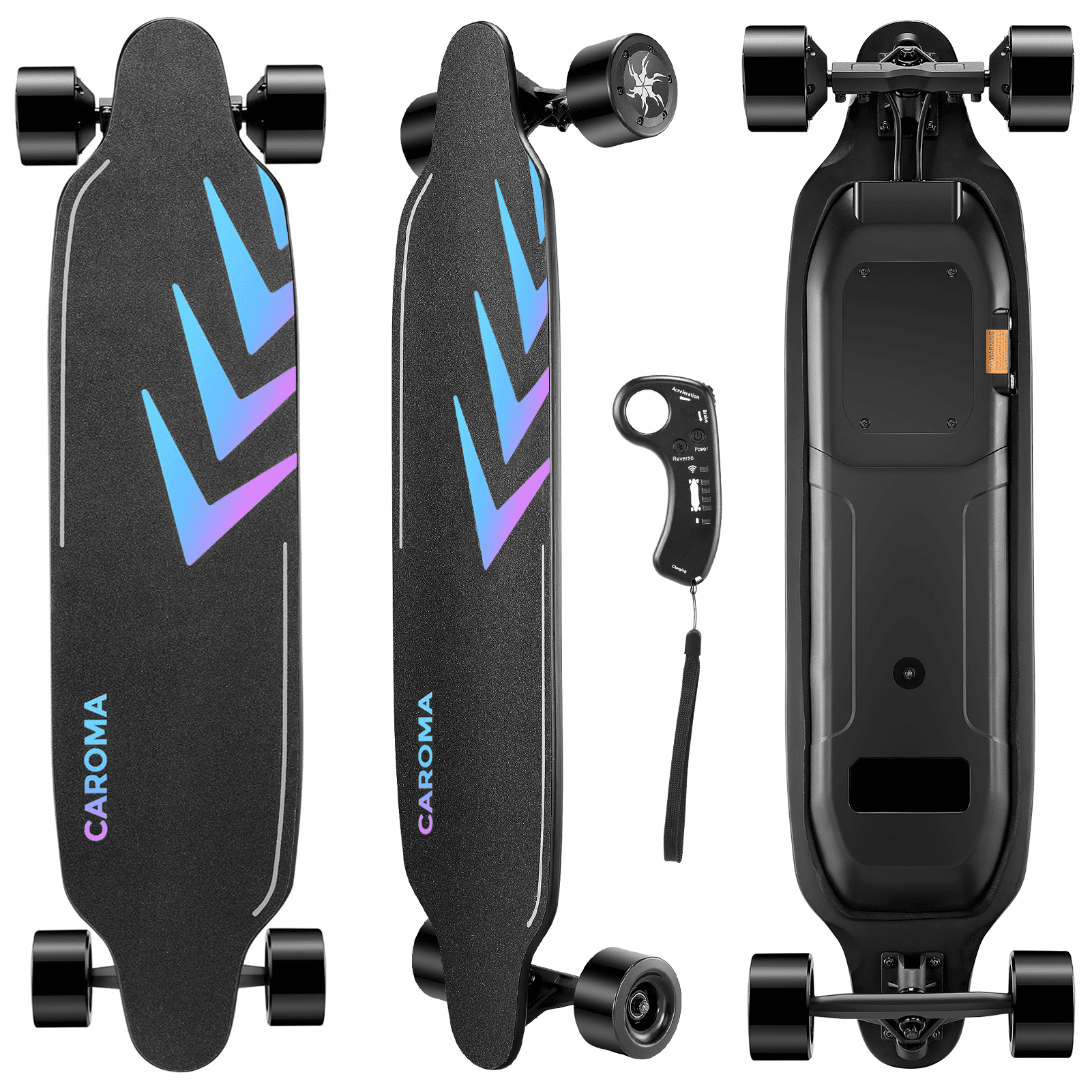 Caroma Electric Skateboard 1200 W Brushless Motor Electric Longboard ...