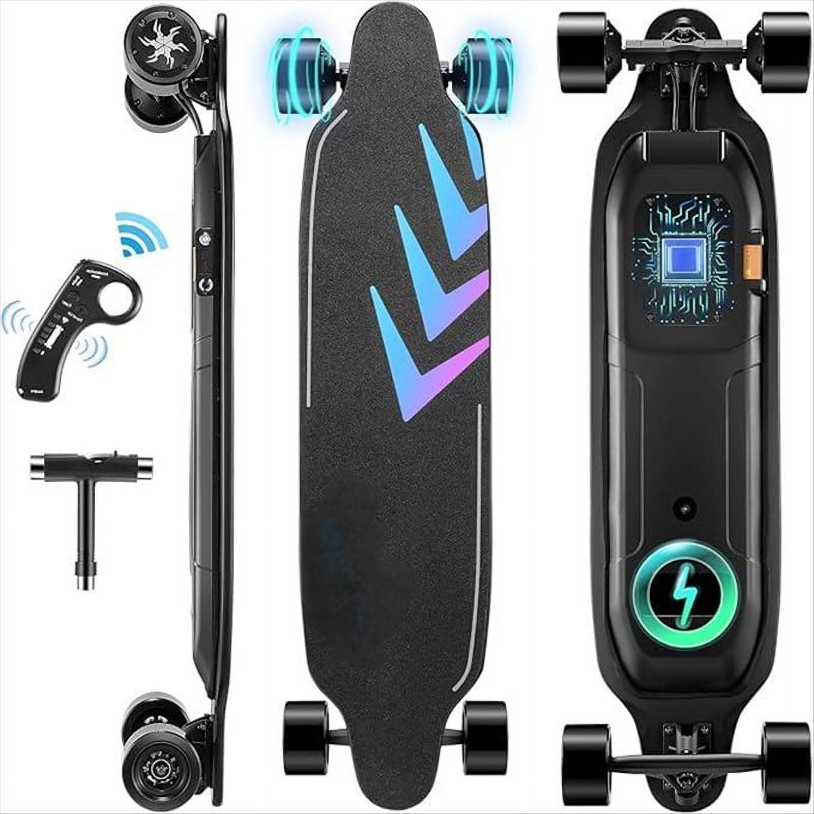 COBIZI Electric Skateboard 1200 W Brushless Motor Electric Longboard ...