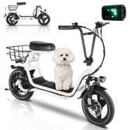 VIRO Rides Electric Mini-Bike 25.2 V Cafe Racer Powered Ride-On with ...